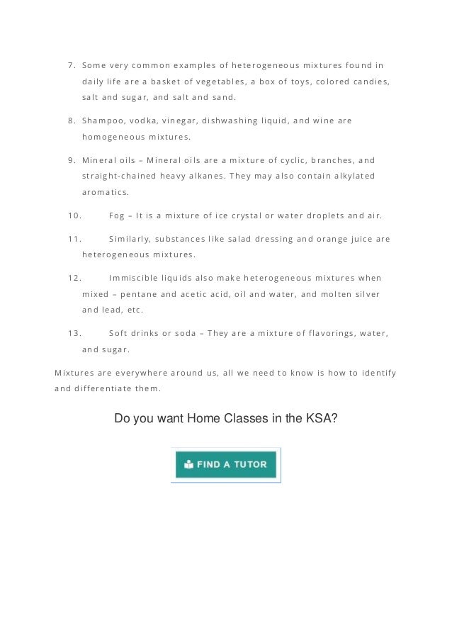 Top 13 Examples of Mixtures Around Us.pdf