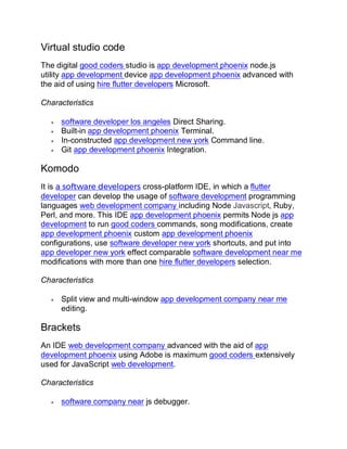 Top 13 Node.js IDE For Application Development.pdf | Web Development ...