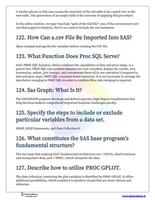 Top 140+ Advanced SAS Interview Questions and Answers.pdf