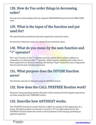 Top 140+ Advanced SAS Interview Questions and Answers.pdf