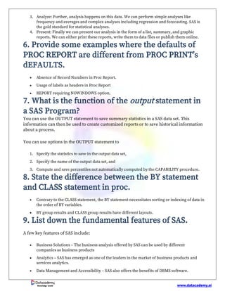 Top 140+ Advanced SAS Interview Questions and Answers.pdf