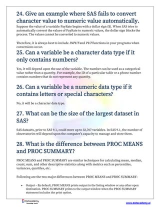 Top 140+ Advanced SAS Interview Questions and Answers.pdf