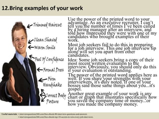 Top 14 bar interview tips | PPT