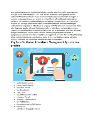 Top 14 Features of the Attendance Management System.pdf