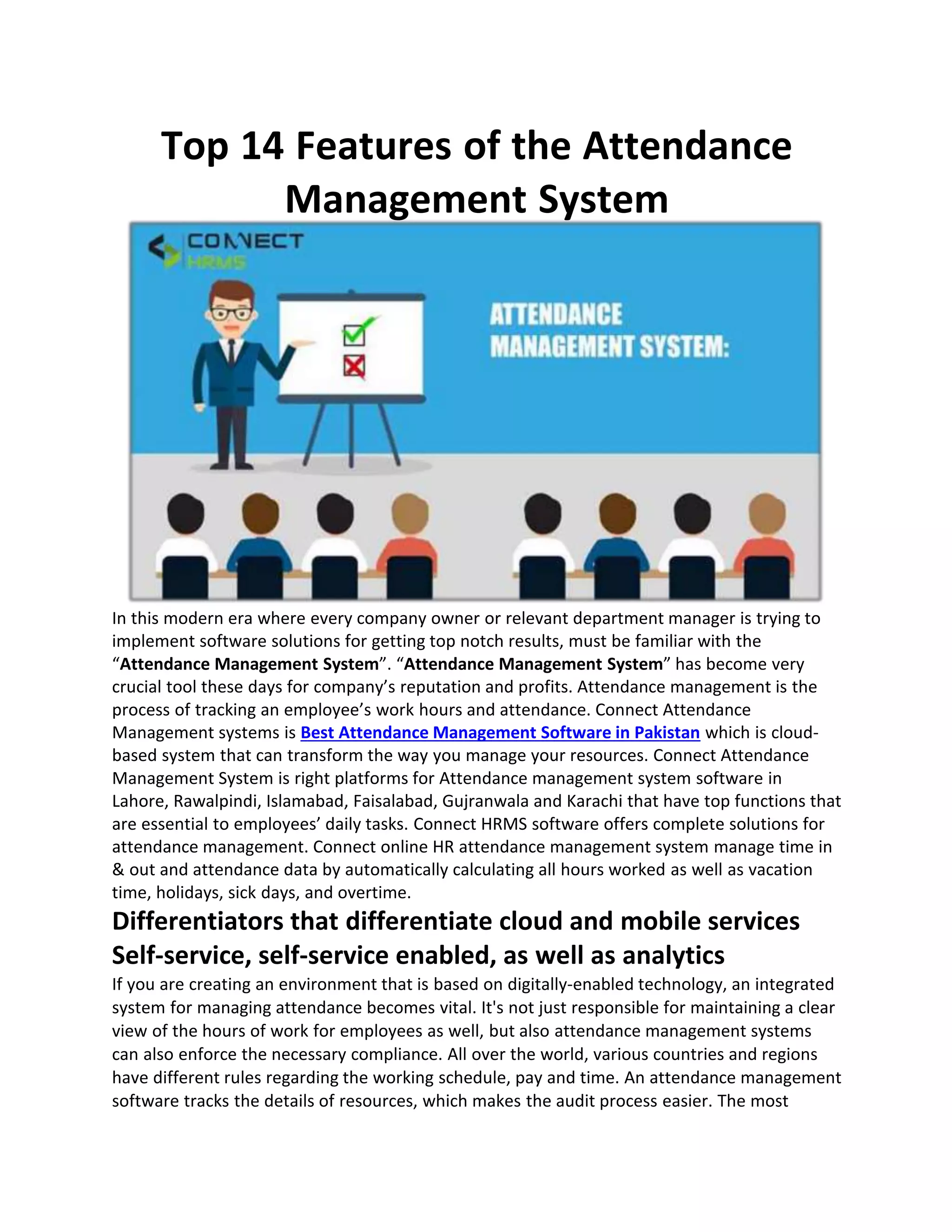 Top 14 Features of the Attendance Management System.ppt