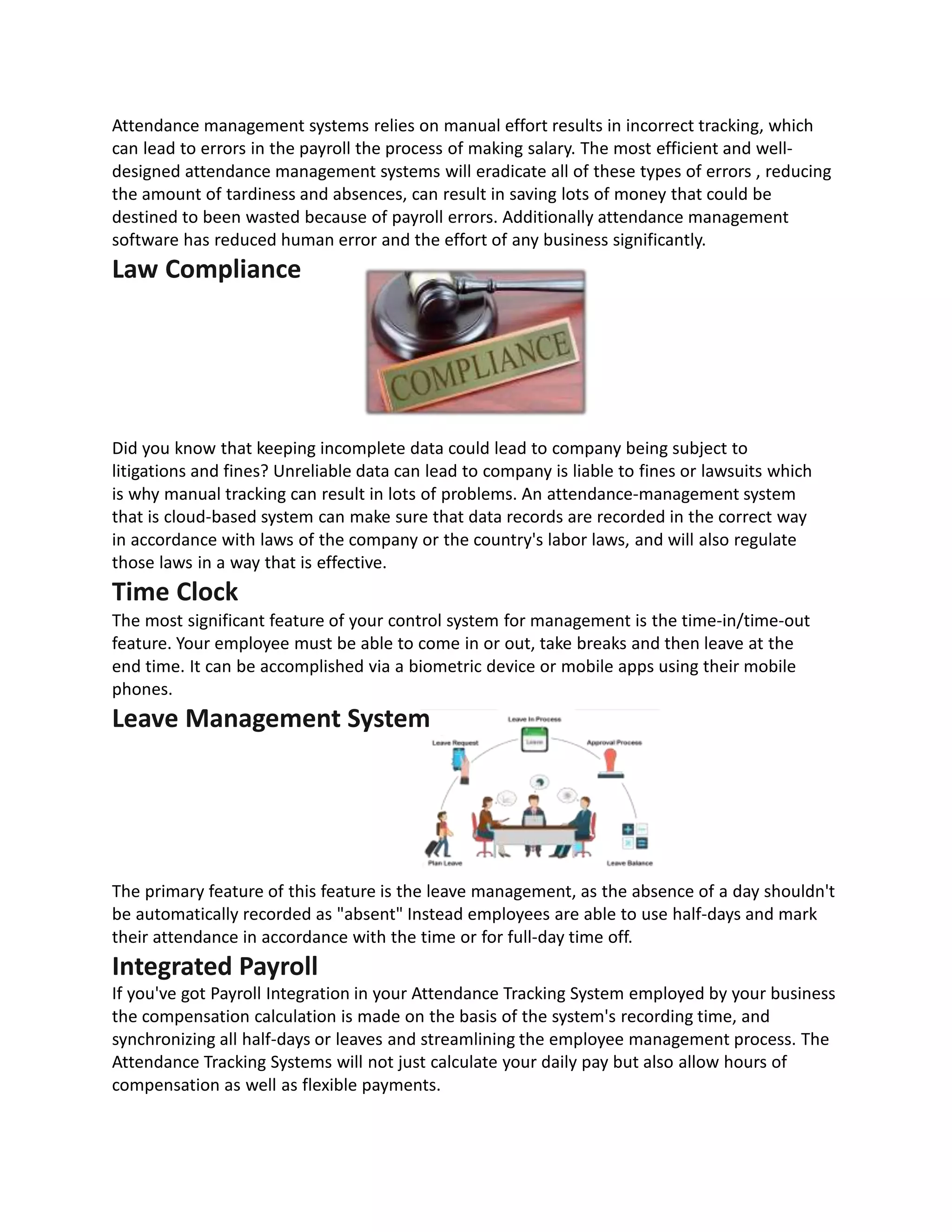 Top 14 Features of the Attendance Management System.ppt
