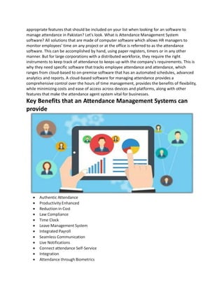 Top 14 Features of the Attendance Management System.ppt
