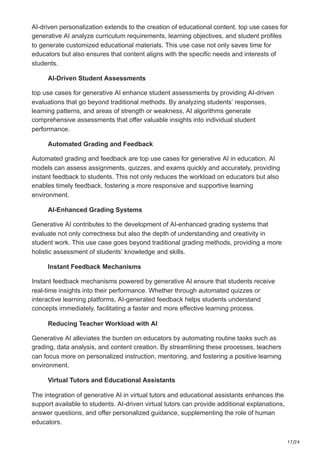 Generative AI Use Cases.pdf... overview. | PDF