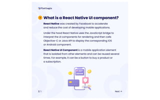 Top 14+ React Native UI Component Libraries | PPTX