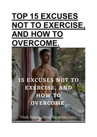 Top 15 excuses not to exercise | PDF