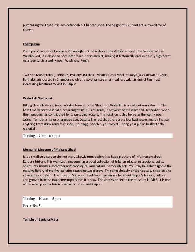 Top 15 Raipur attractions to see the city in all its splendour.pdf