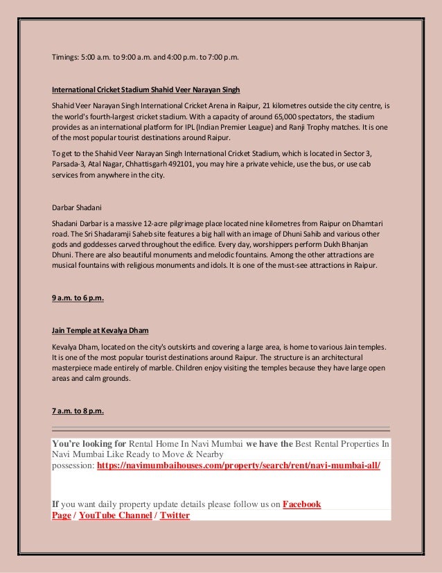 Top 15 Raipur attractions to see the city in all its splendour.pdf