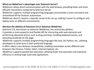 Top 15 Selenium WebDriver Interview Questions and Answers.pptx