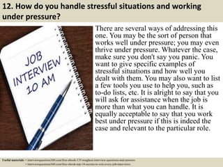 Top 15 toughest interview questions with answers | PPT