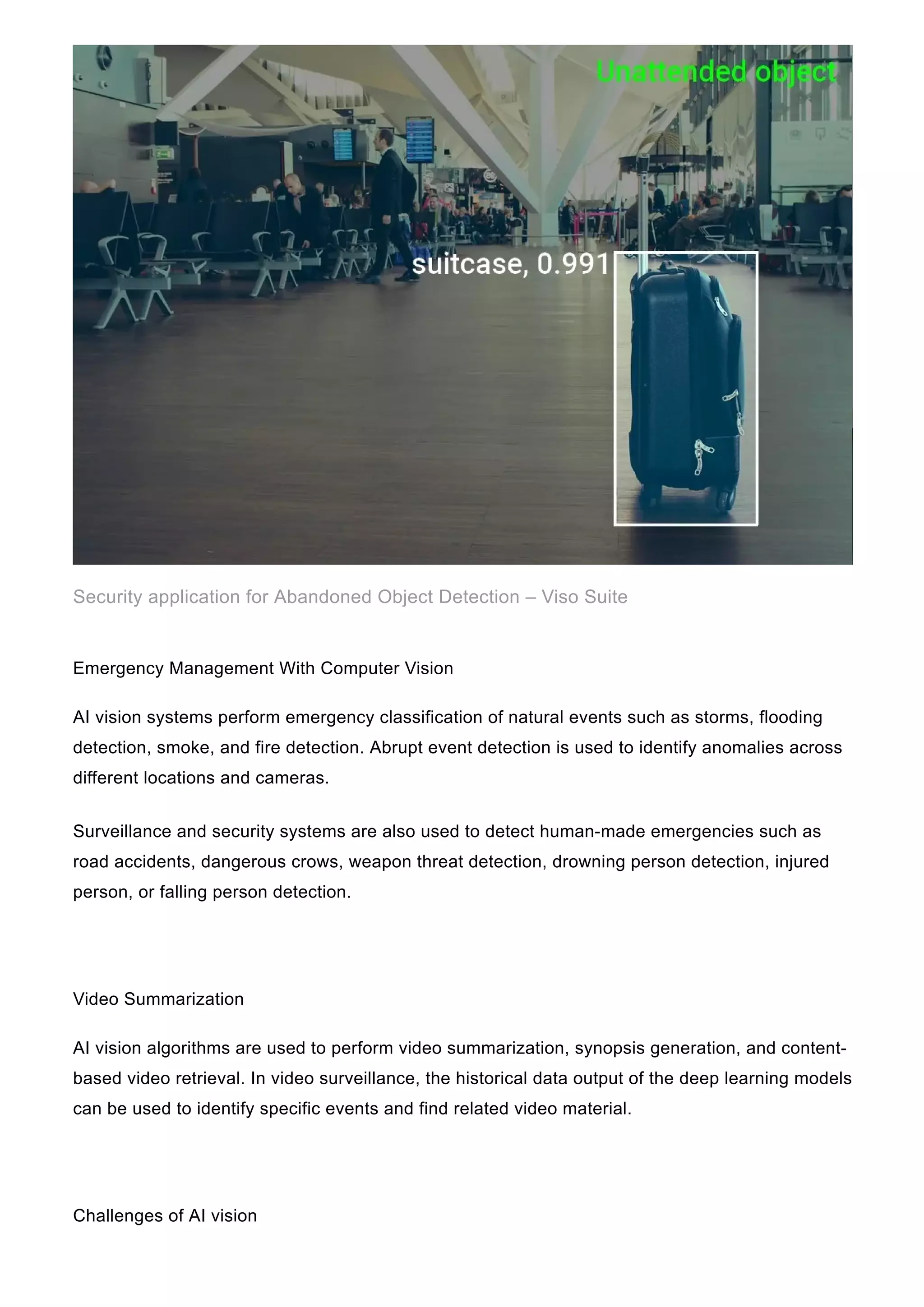 Top 16 Applications of Computer Vision in Video Surveillance and ...