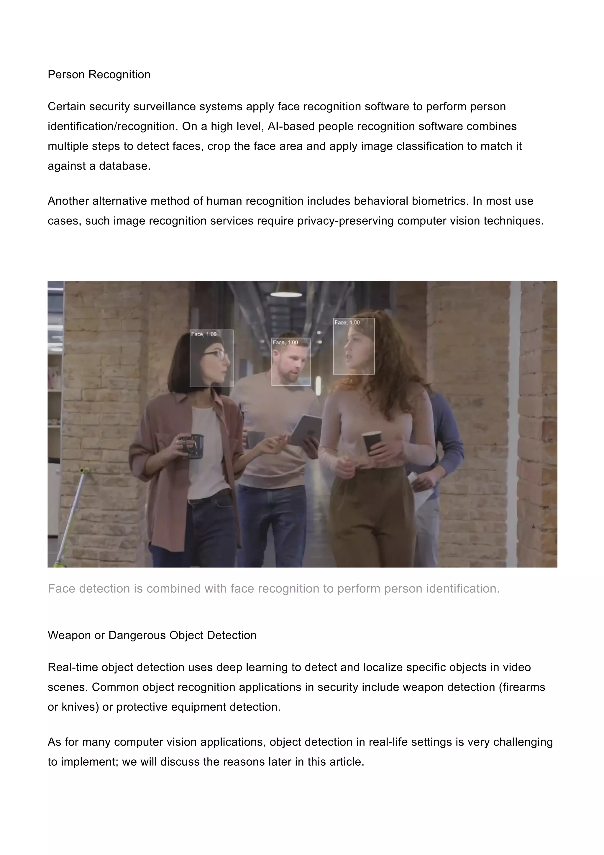 Top 16 Applications of Computer Vision in Video Surveillance and ...