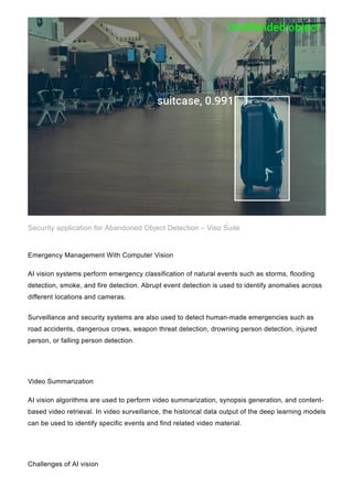 Top 16 Applications of Computer Vision in Video Surveillance and ...