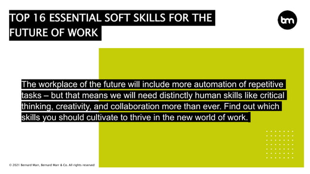 Top 16 Essential Soft Skills For The Future of Work | PPT