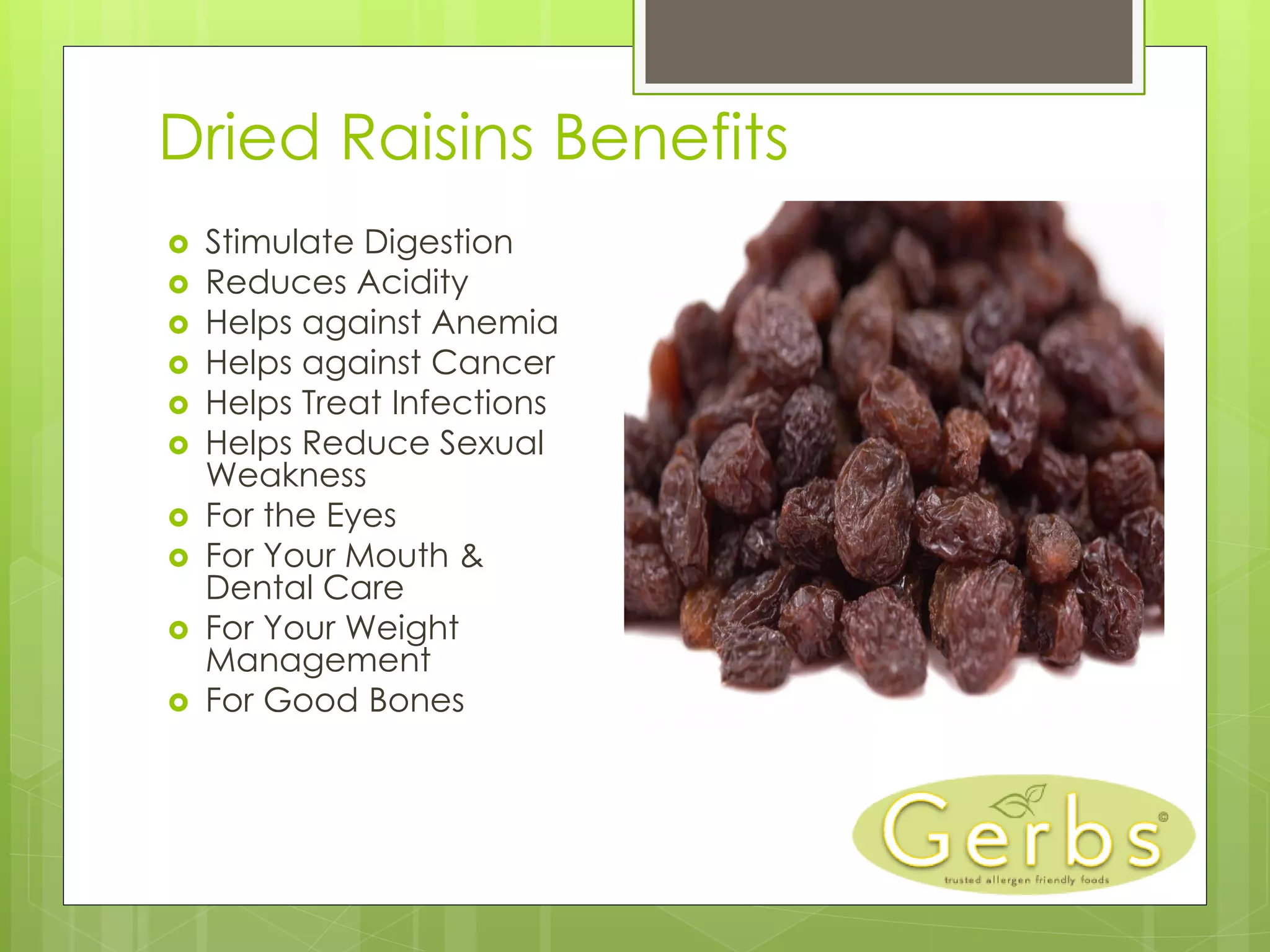 Top 17 healthiest dried fruits nutrition facts & benefits | PPT