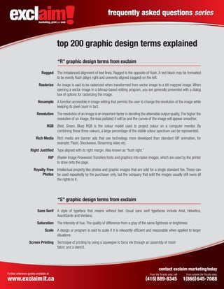 FREE - Top 200 Graphic Design Terms Reference Guide | PDF