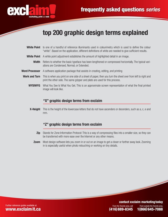 FREE - Top 200 Graphic Design Terms Reference Guide | PDF
