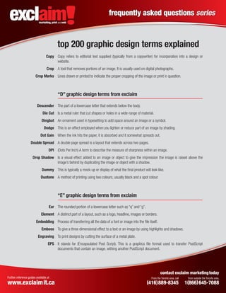 FREE - Top 200 Graphic Design Terms Reference Guide | PDF