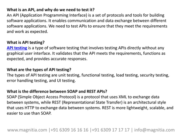 Top 20 API Testing Interview Questions & Answers in 2023.pptx