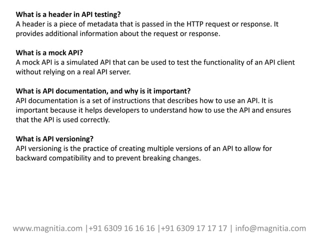 Top 20 API Testing Interview Questions & Answers in 2023.pptx