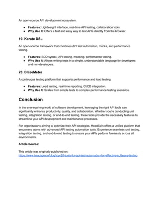 Top 20 Automated API testing Tools for Effective Software Testing.pdf