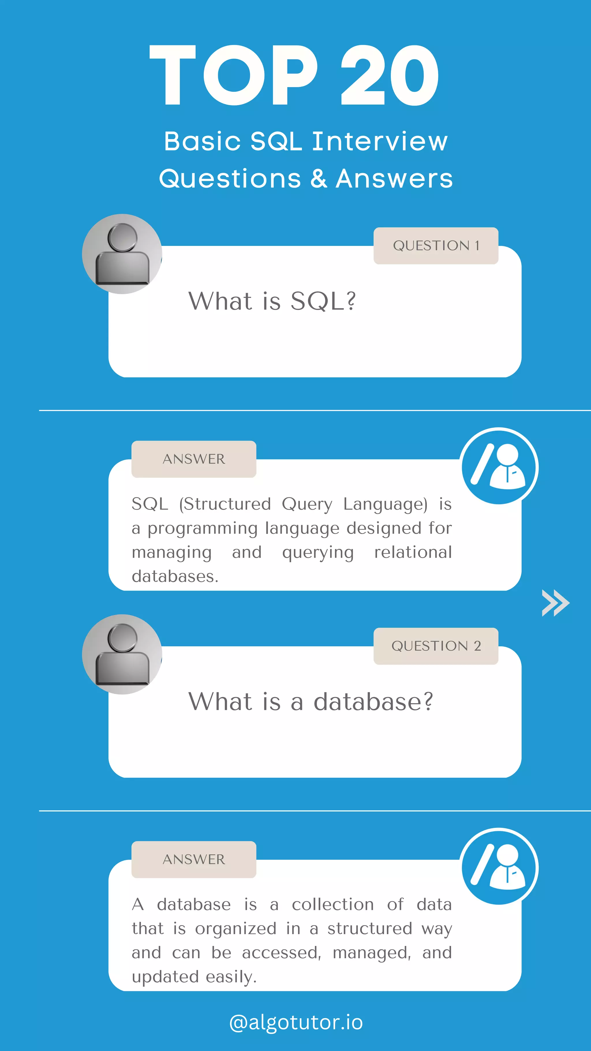 Top 20 basic SQL Q&A.pdf | Databases | Computer Software and Applications