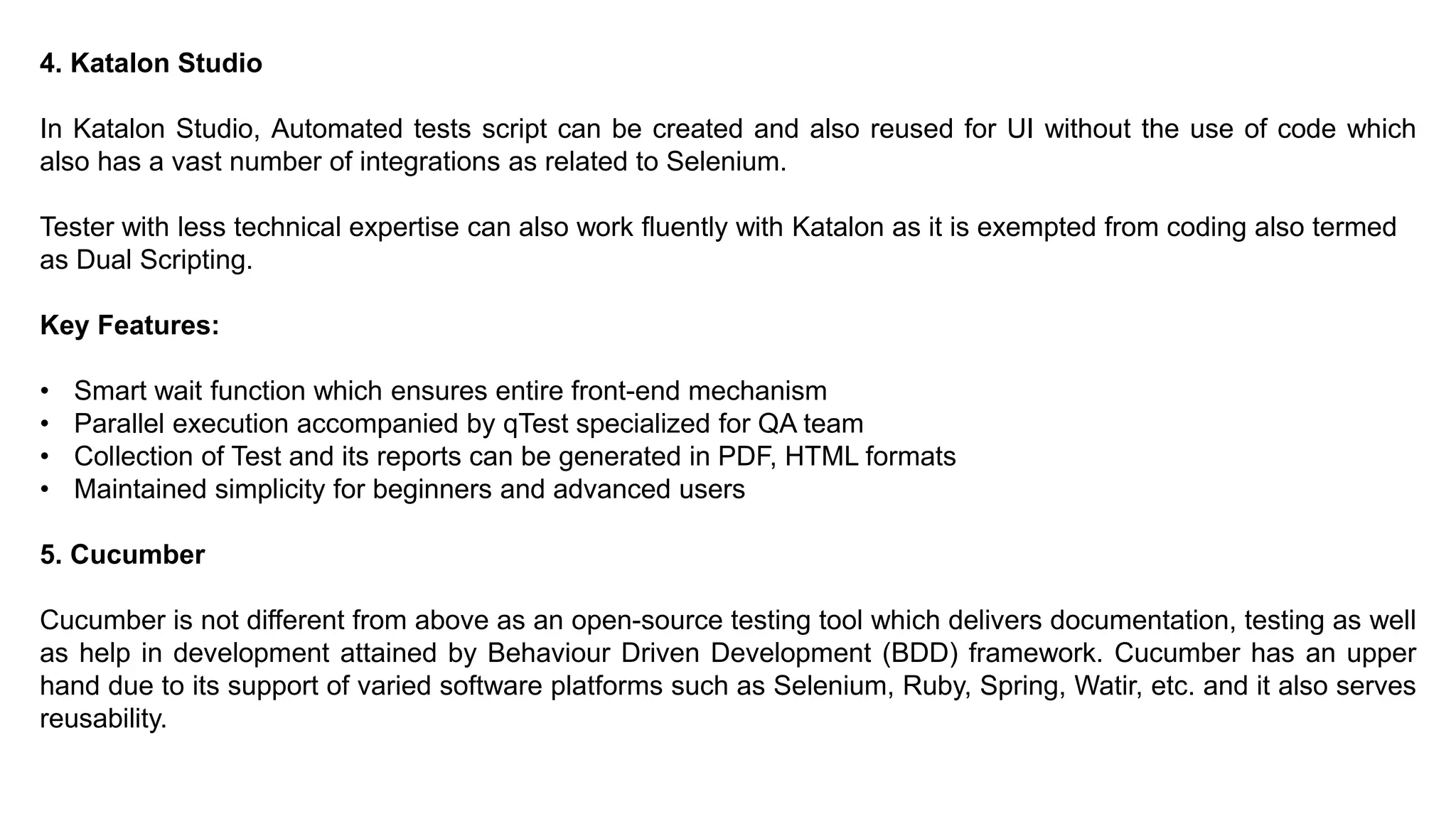 Top 20 Best Automation Testing Tools Ppt