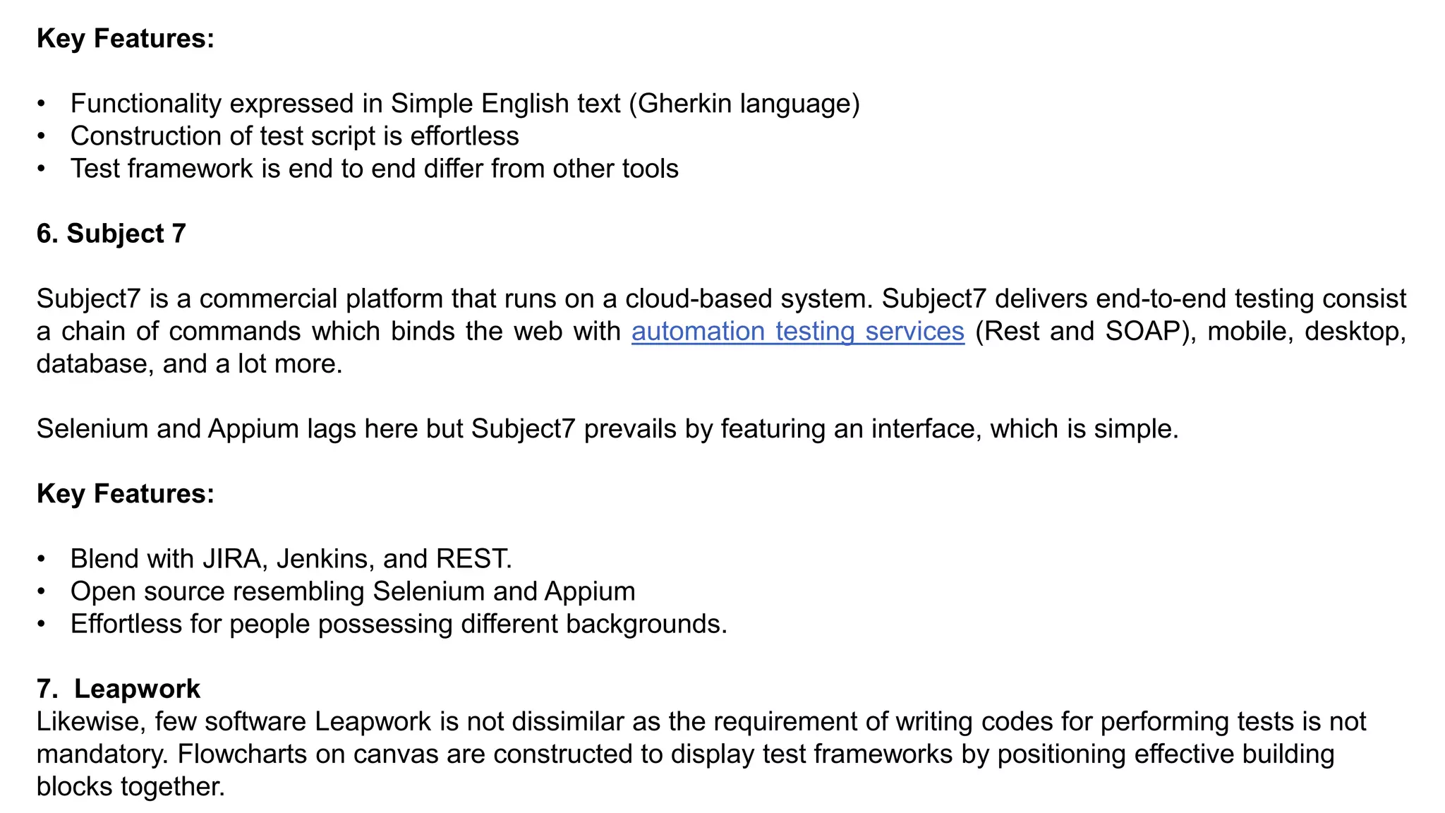 Top 20 Best Automation Testing Tools Ppt
