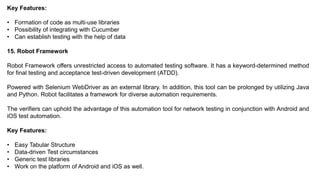 Top 20 best automation testing tools | PPT
