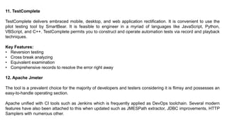 Top 20 best automation testing tools | PPT