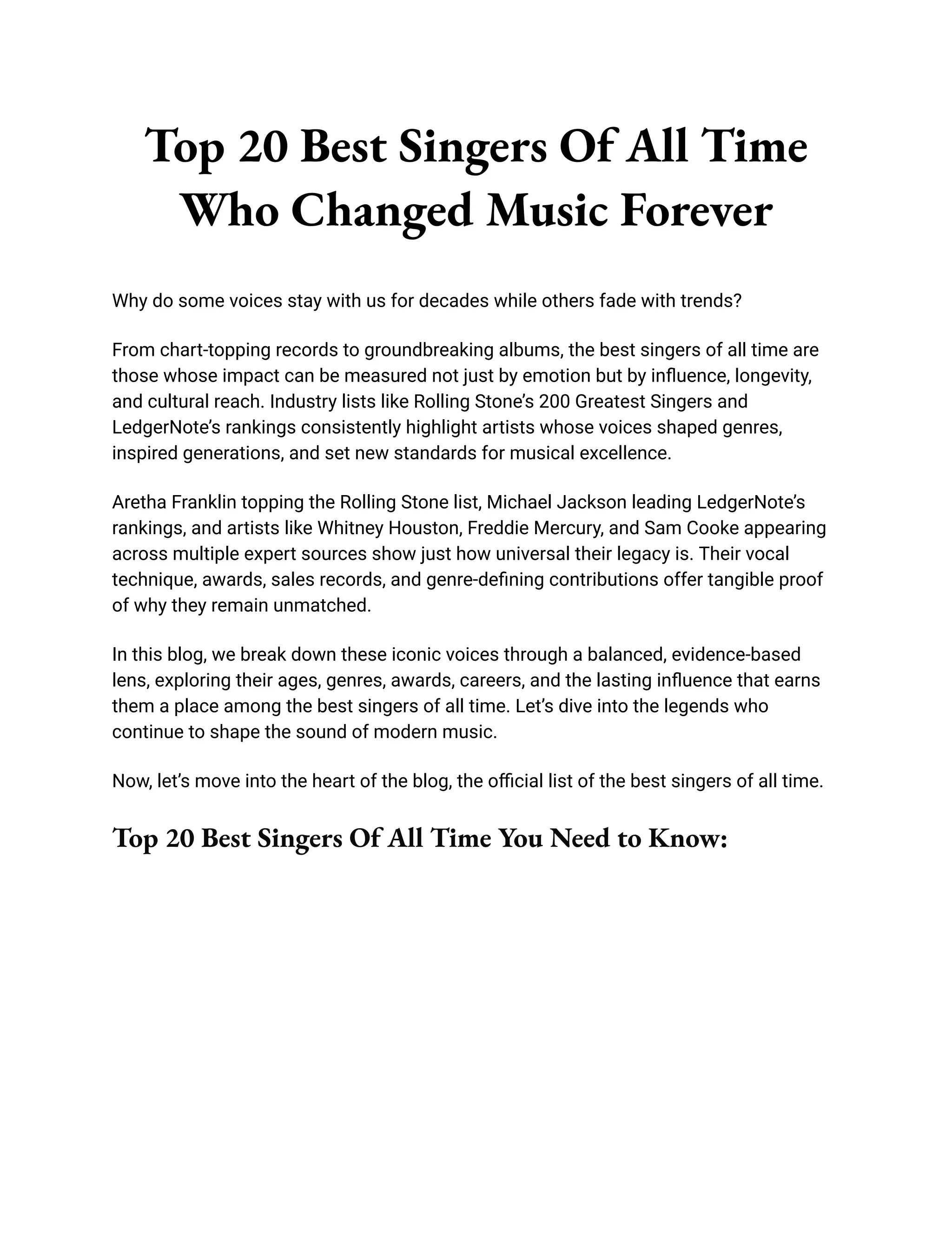 Top 20 Best Singers Of All Time Who Changed Music Forever.pdf
