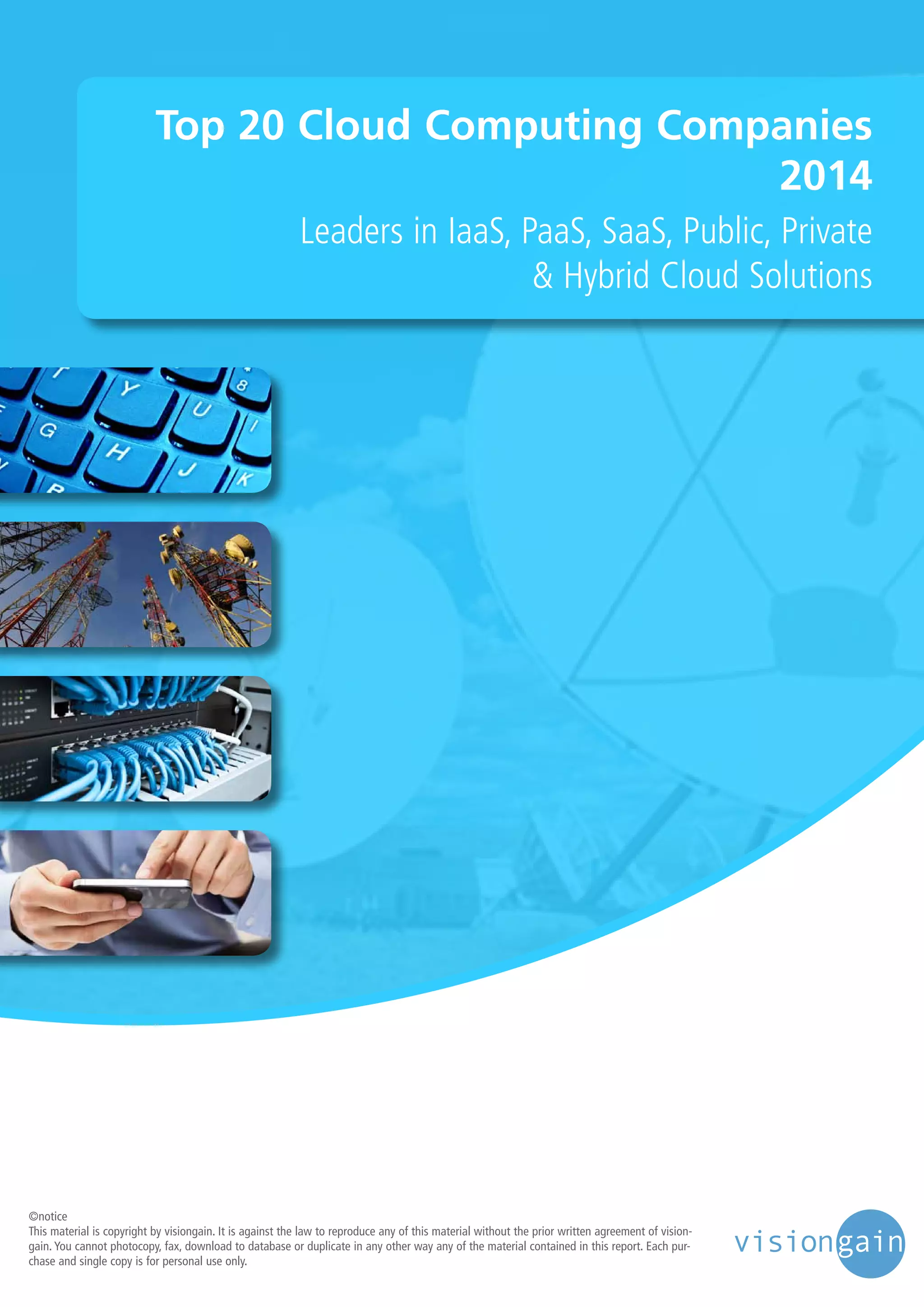 Top 20 Cloud Computing Companies 2014 | PDF