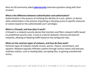 Top 20 Cyber Security Interview Questions and Answers in 2023.pptx