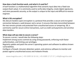 Top 20 Cyber Security Interview Questions and Answers in 2023.pptx