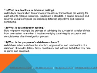 Top 20 Database Testing Interview Questions & Answers 2023.pptx