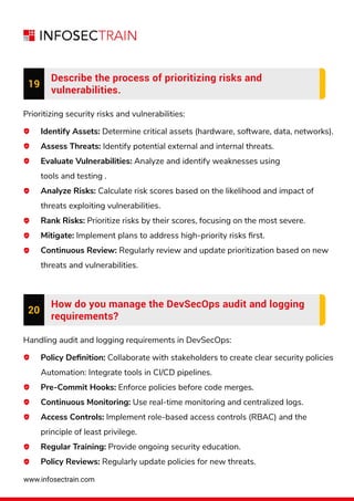 Top 20 DevSecOps Interview Questions and Answers | PDF