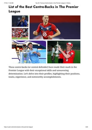 Top 20+ Famous Centre-backs in the Premier League in History.pdf