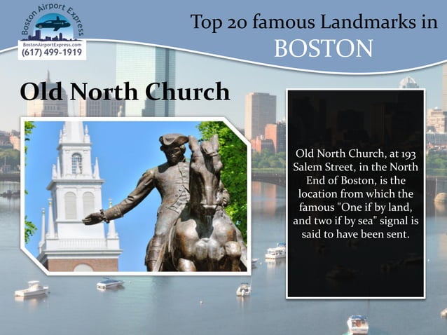 Top 20 famous landmarks in boston,ma | PPT