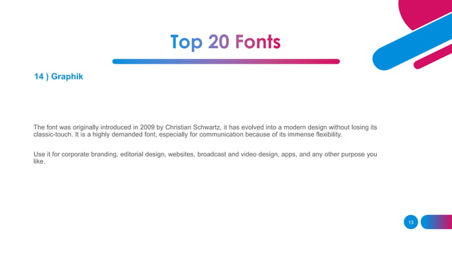 Top 20 Fonts That Will Be Popular With Designers in 2019 | PPT