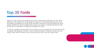 Top 20 Fonts That Will Be Popular With Designers in 2019 | PDF ...