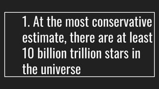 Top 20 fun facts of stars | PPTX
