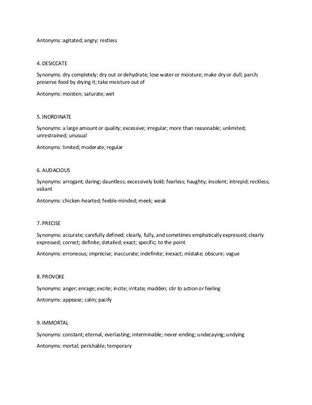 Top 20 Gre Words | PDF