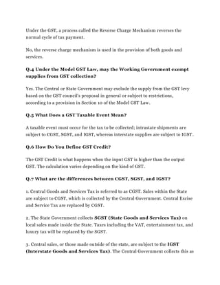 Top 20 GST Interview Questions and Answers in 2023 | Academy Tax4wealth ...