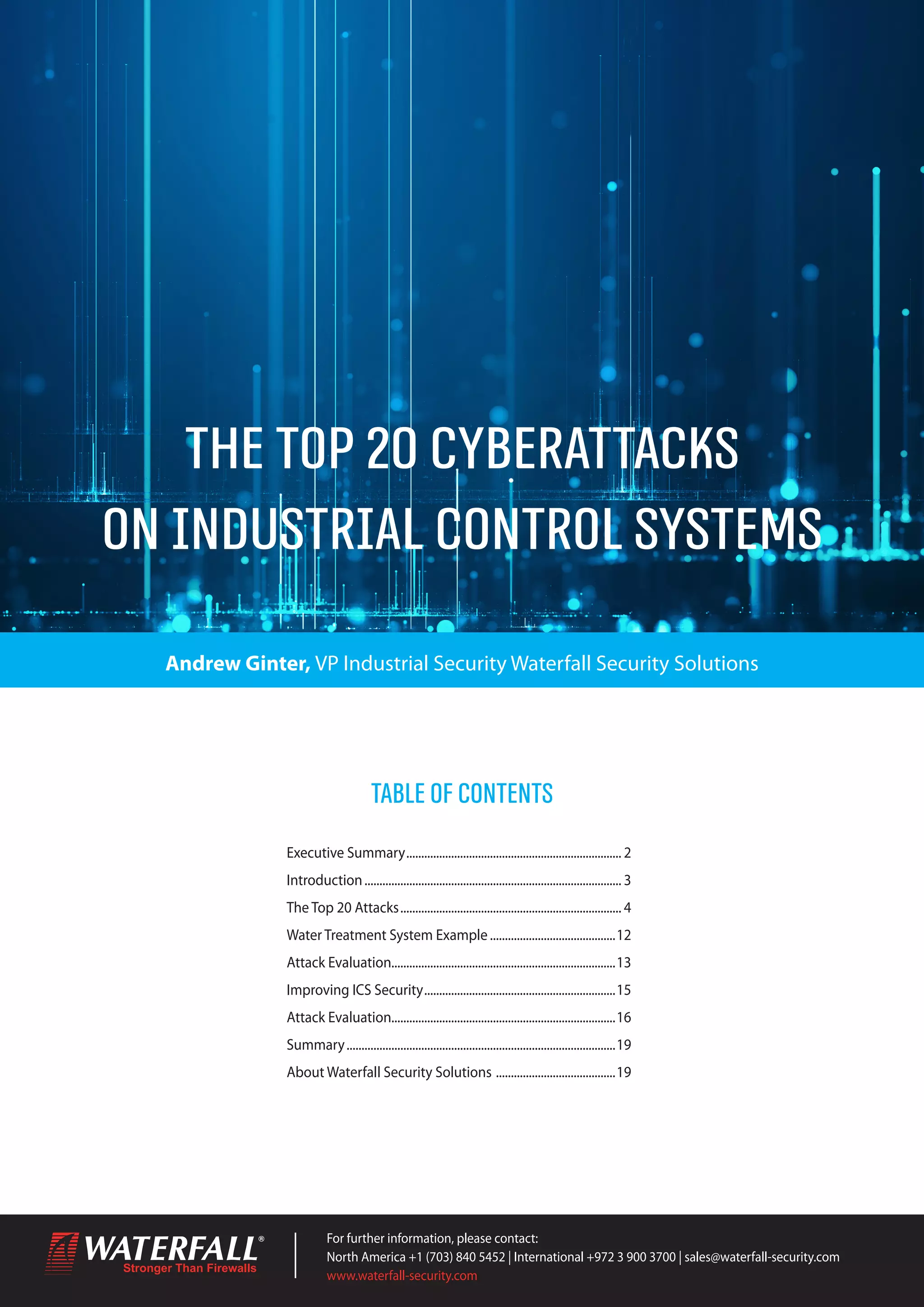 The Top 20 Cyberattacks on Industrial Control Systems | PDF | Computing ...