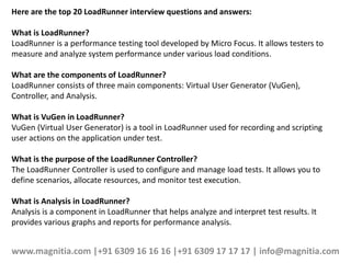 Top 20 LoadRunner Interview Questions and Answers in 2023.pptx
