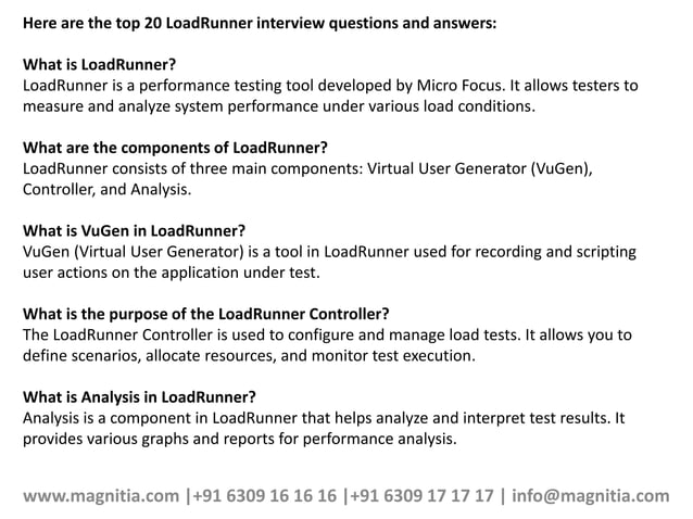 Top 20 LoadRunner Interview Questions and Answers in 2023.pptx